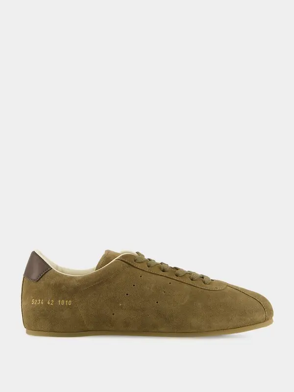 COMMON PROJECTS Suede Low-top Sneakers - Brown