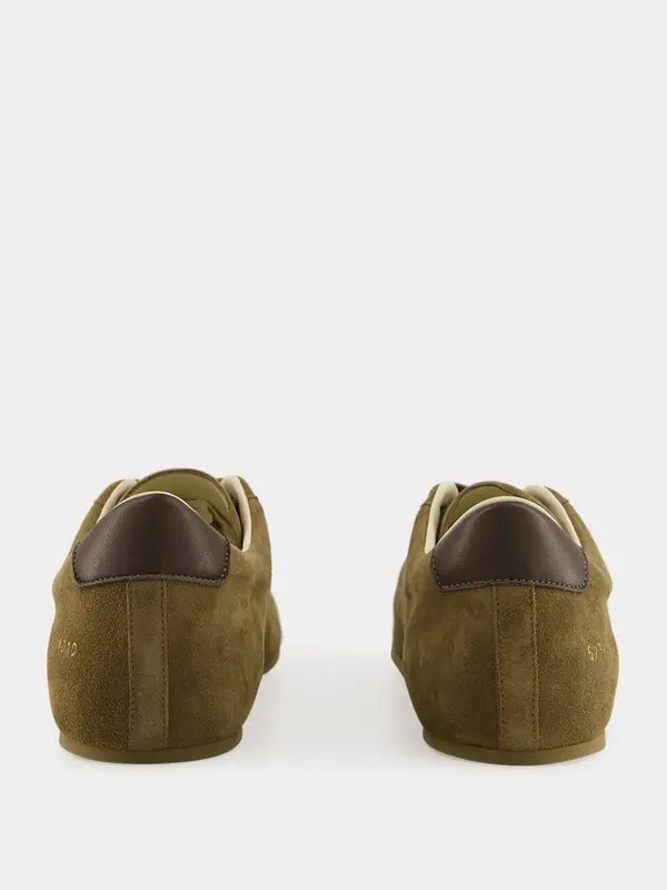 COMMON PROJECTS Suede Low-top Sneakers - Brown