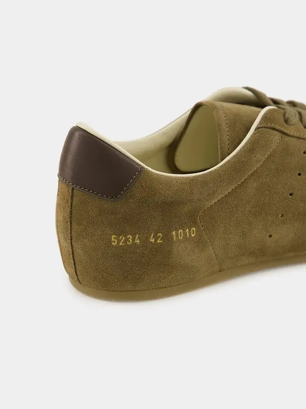COMMON PROJECTS Suede Low-top Sneakers - Brown