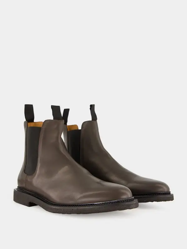 COMMON PROJECTS Leather Chelsea Boots - Brown