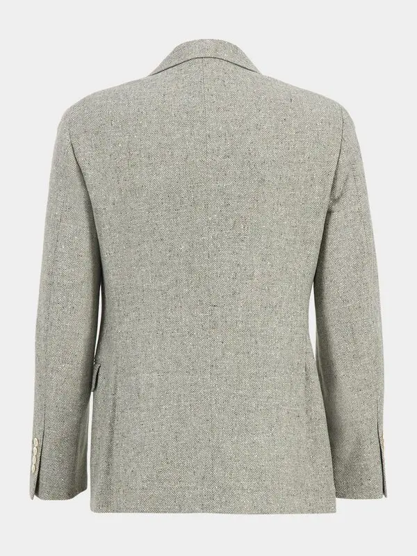 Brunello Cucinelli Wool Blazer With Pockets