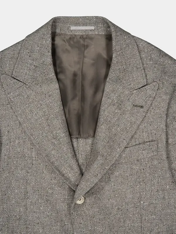 Brunello Cucinelli Wool Blazer With Pockets