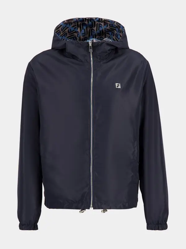 Fendi Reversible Nylon Jacket - Blue