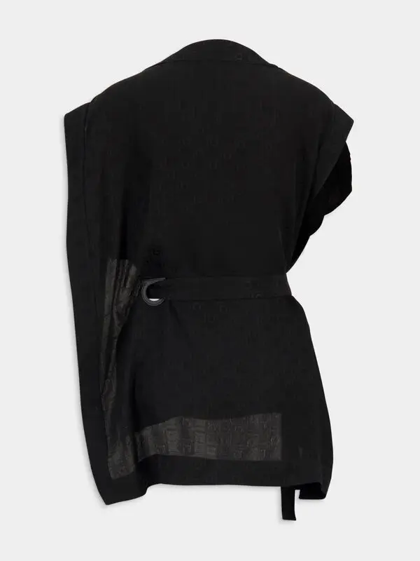 FERRAGAMO Silk Blouse With Waist Detail