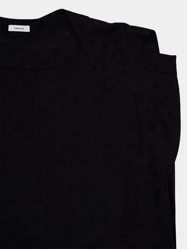 FERRAGAMO Silk Blouse With Waist Detail