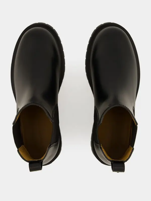 Givenchy Brushed Leather Chelsea Boots