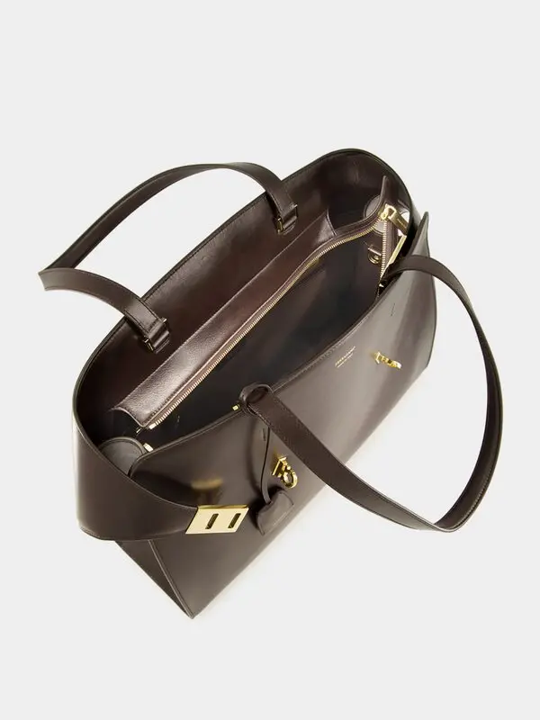 FERRAGAMO Hug Leather Tote Bag