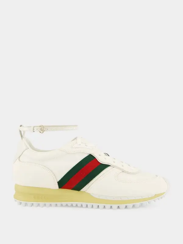 Gucci Gg Nylon Re-motion Trainers - White