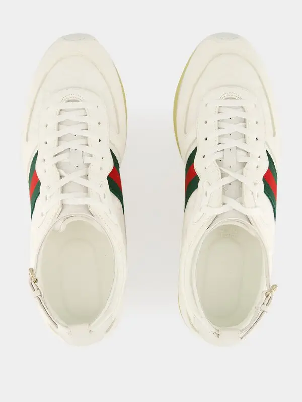 Gucci Gg Nylon Re-motion Trainers - White