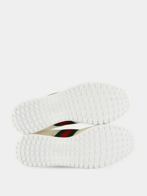Gucci Gg Nylon Re-motion Trainers - White