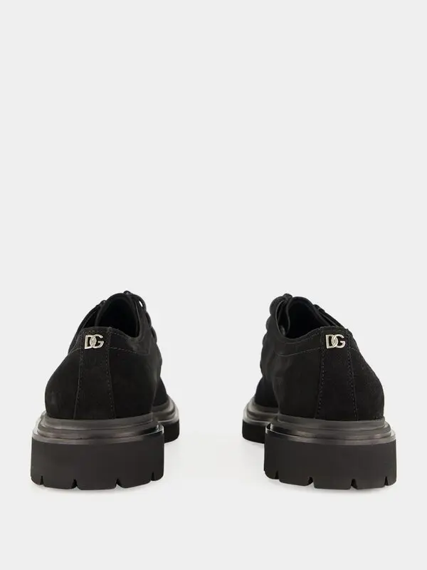 Dolce & Gabbana Split Calfskin Derby Shoes