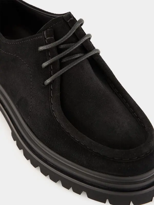 Dolce & Gabbana Split Calfskin Derby Shoes