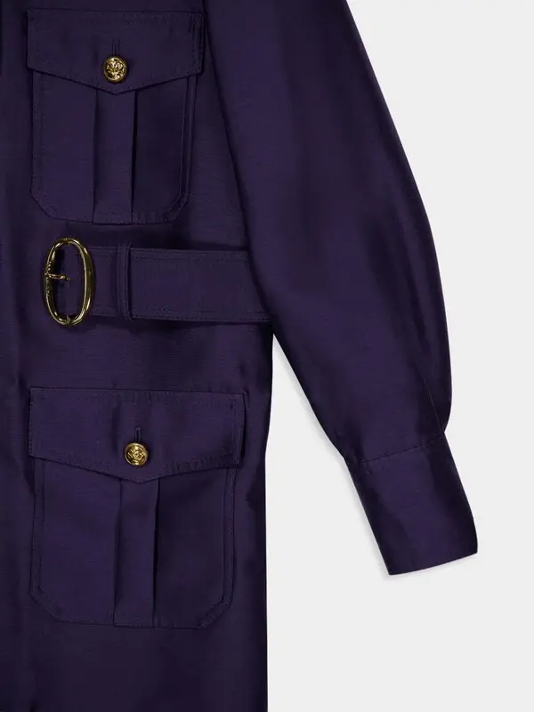Zimmermann Hypnotic Utility Jacket - Blue