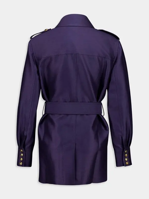 Zimmermann Hypnotic Utility Jacket - Blue