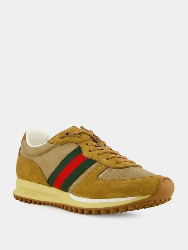 Gucci Re-motion Gg Canvas Trainers - Brown