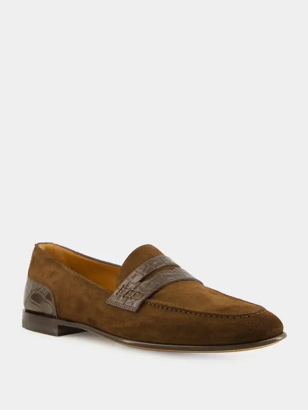 Dolce & Gabbana Calfskin And Alligator Loafers