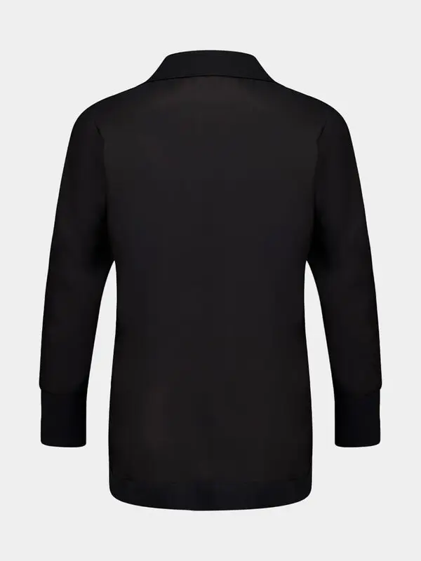 PAULA Diane V-neck Top - Black