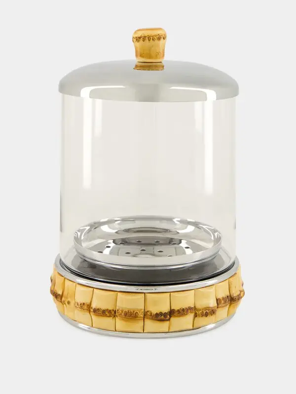 LORENZI MILANO Bamboo Root Ice Bucket - Beige