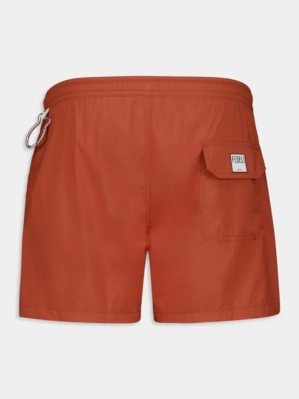 Fedeli Madeira Swim Shorts - Orange