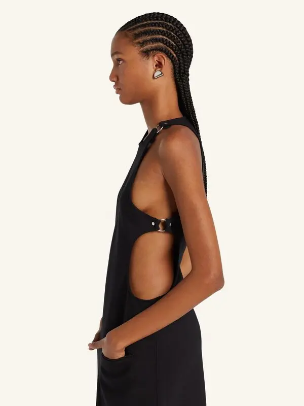 COURREGES Buckled A-line Mini Dress