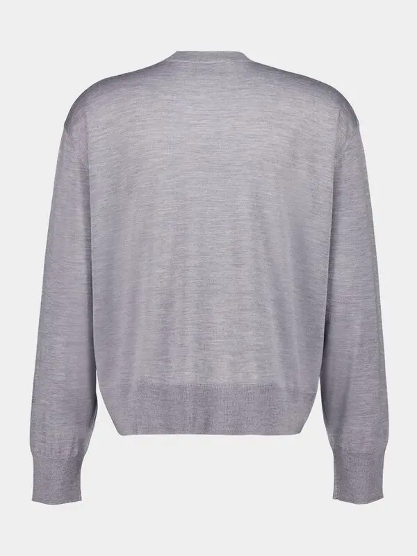 Ami De Coeur Crewneck Sweater - Grey