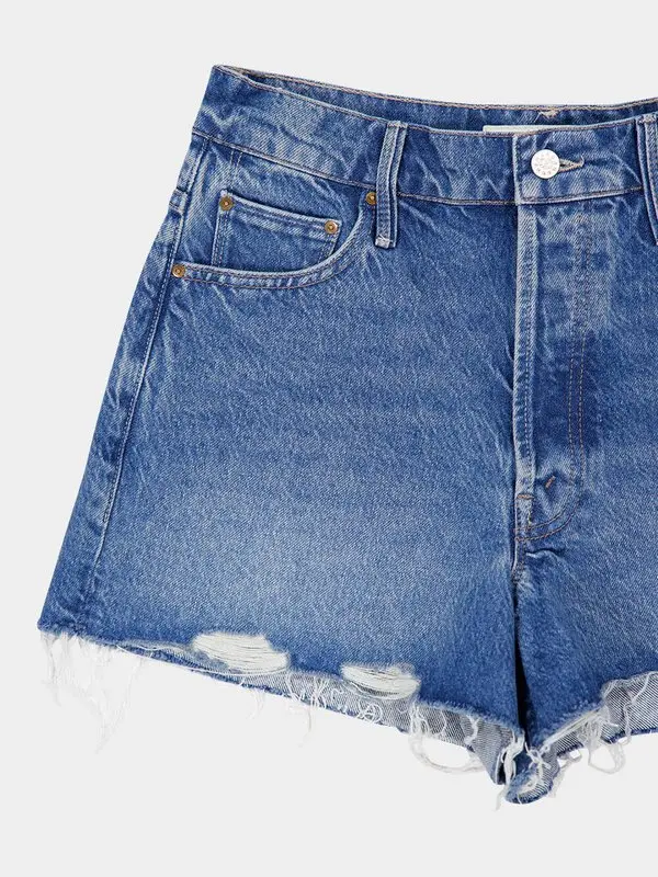 MOTHER The Main Course Short Fray Denim Shorts