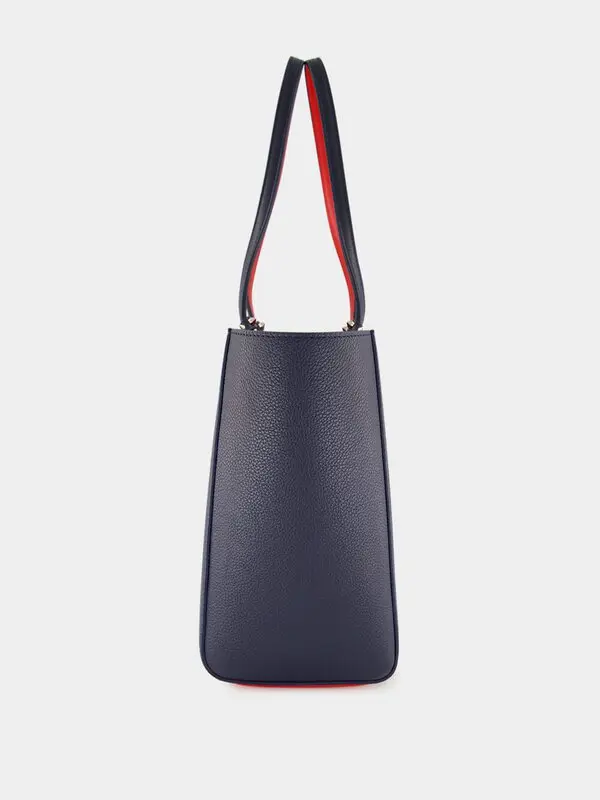 CHRISTIAN LOUBOUTIN Zaffiro Cabata Small Tote - Blue