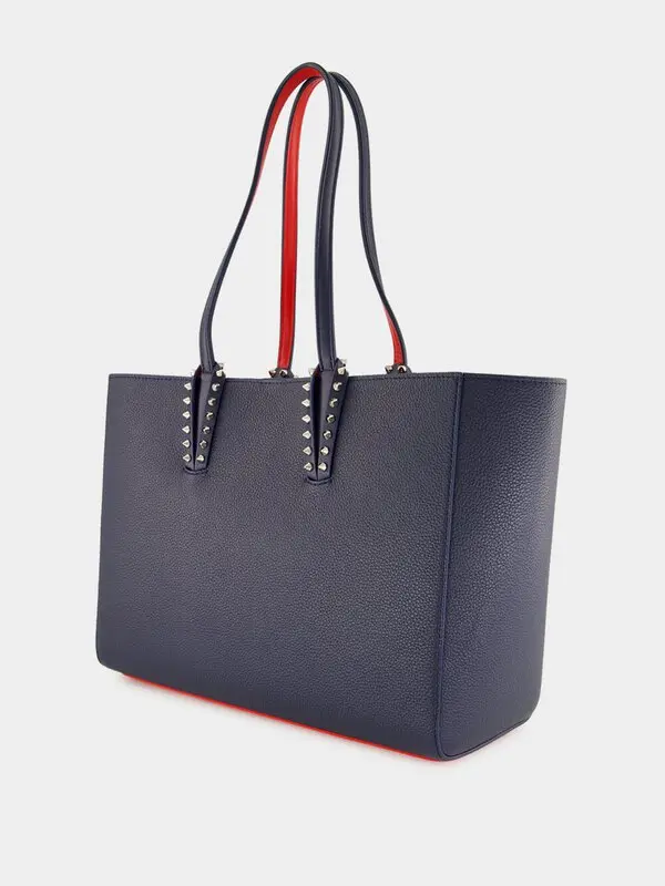 CHRISTIAN LOUBOUTIN Zaffiro Cabata Small Tote - Blue