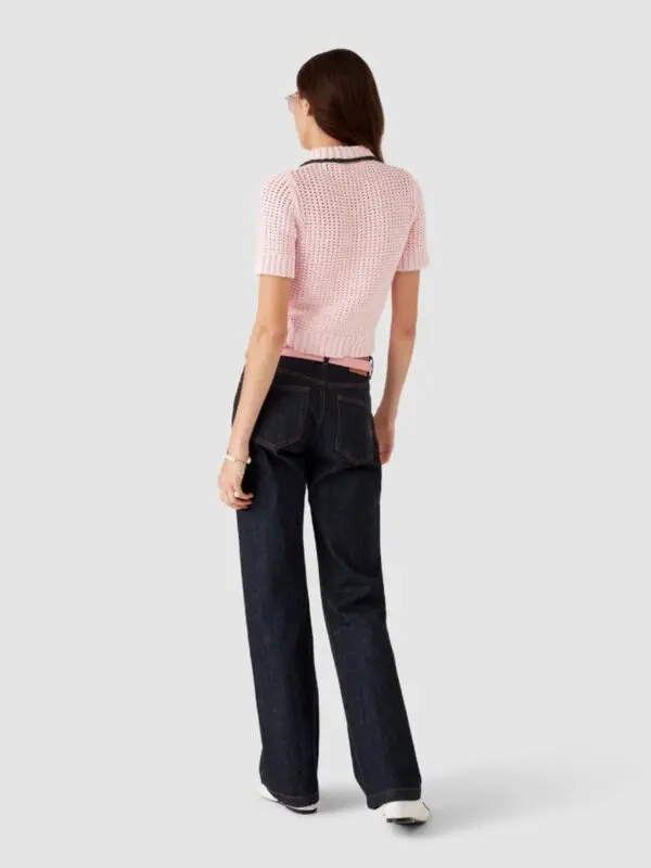 Casablanca Cotton Mouliné Polo Shirt