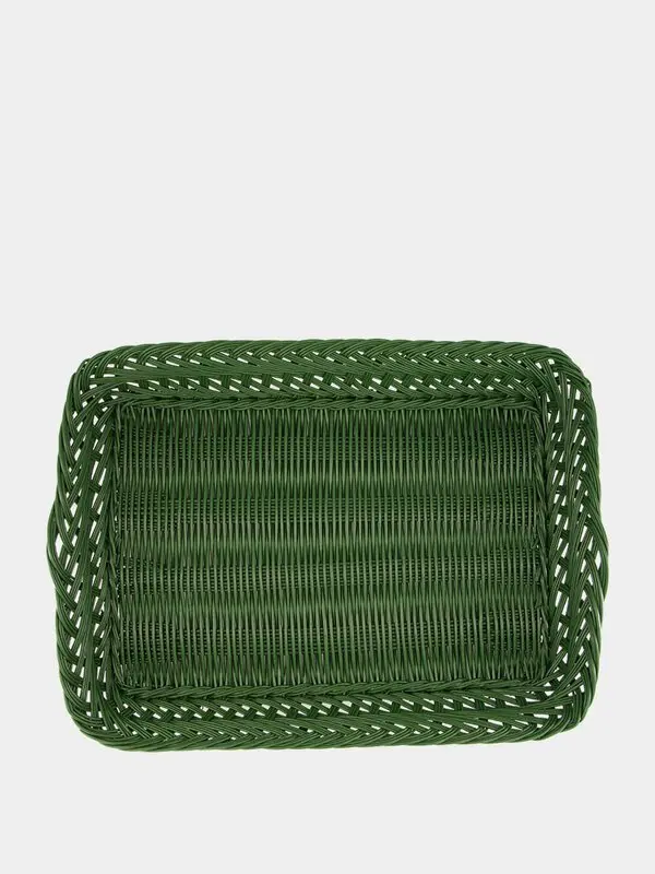 HOUSE OF CAPRICORN Handmade Vitória Wicker Large Tray