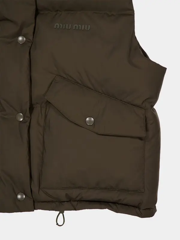 Miu Miu Recycled Polyester Gilet