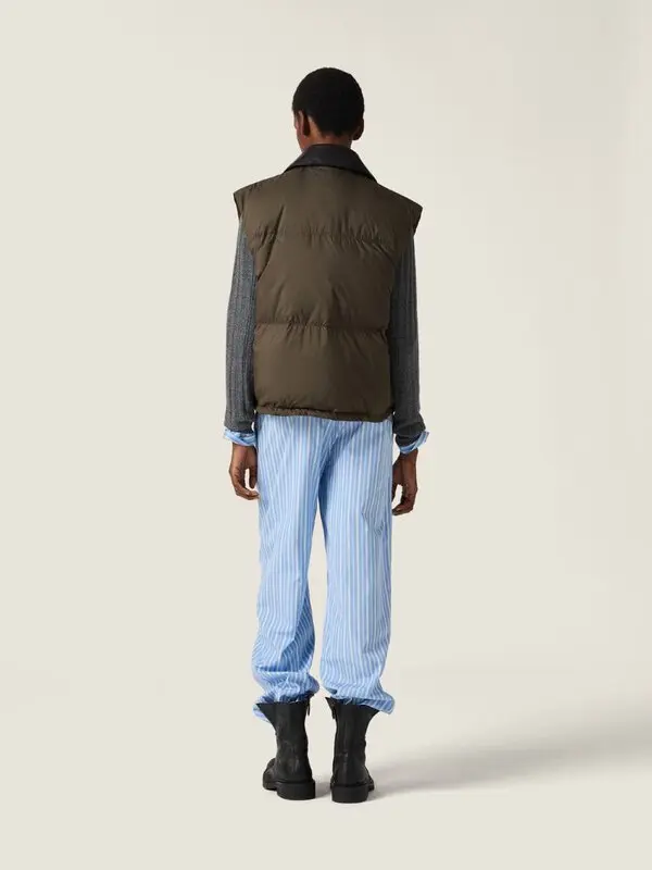 Miu Miu Recycled Polyester Gilet - Green