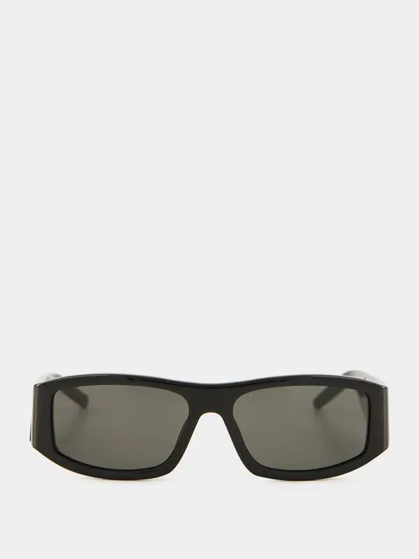 Casablanca Rectangular Sunglasses - Black