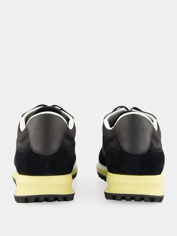 Gucci Re-motion Gg Canvas Trainers - Black