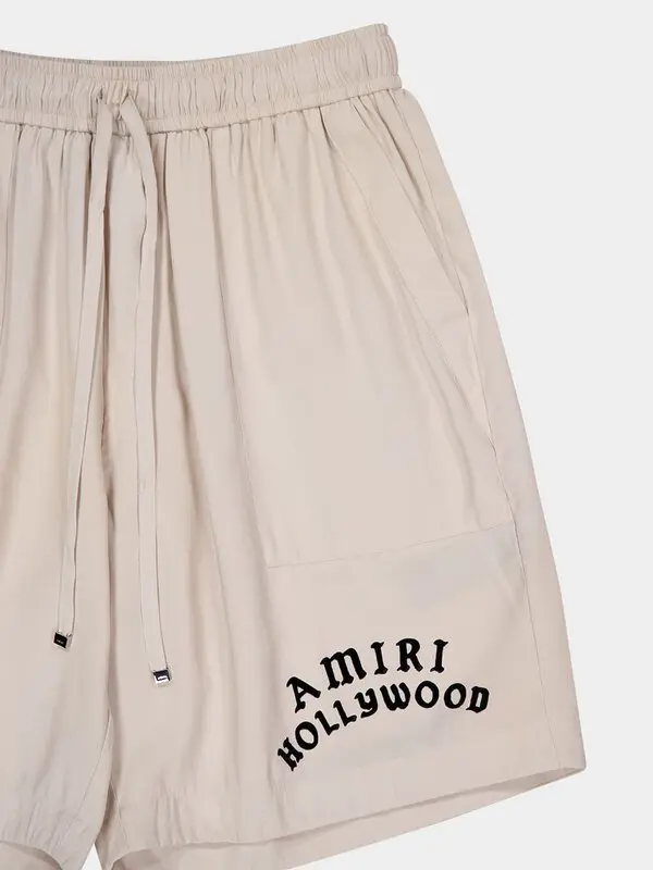 Amiri Hollywood Silk Shorts