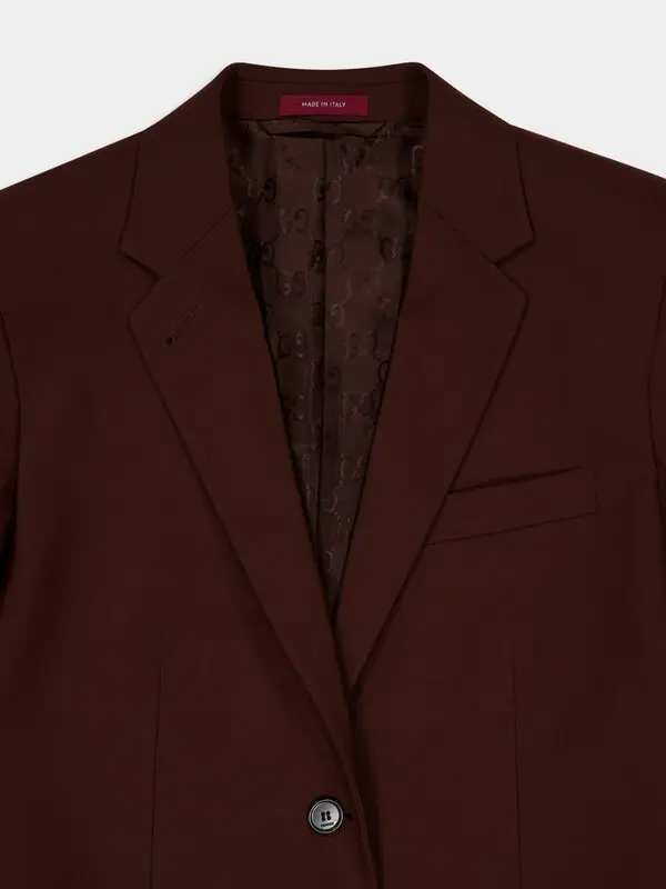 Gucci Single-breasted Wool Jacket