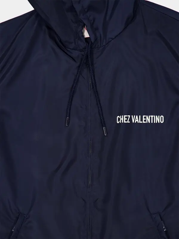 Valentino Garavani Chez Nylon Hooded Windbreaker