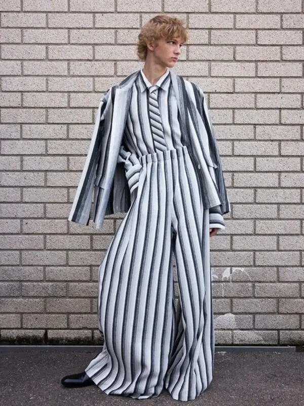 MARRAKSHI LIFE French Cuff Striped Long-sleeved Shirt - Multicolour