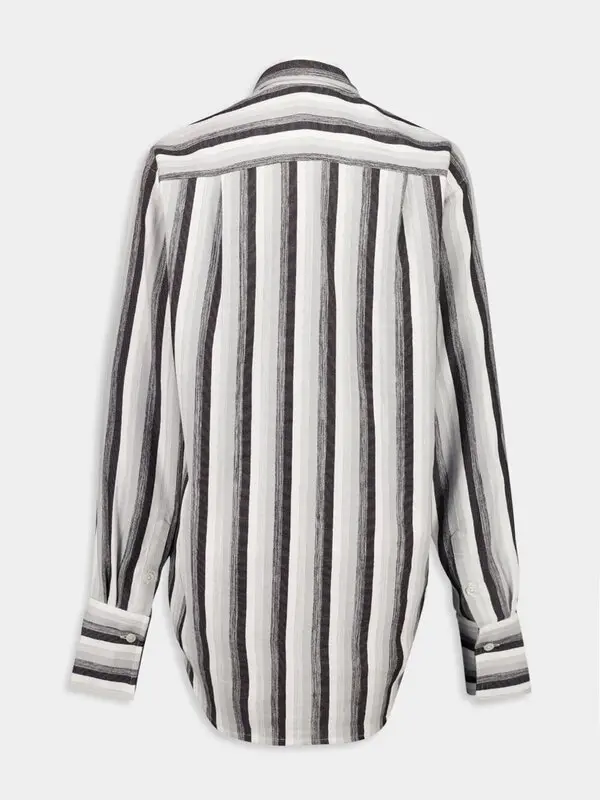 MARRAKSHI LIFE French Cuff Striped Long-sleeved Shirt - Multicolour