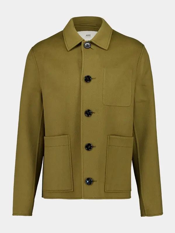 AMI Paris Boxy Buttoned Jacket