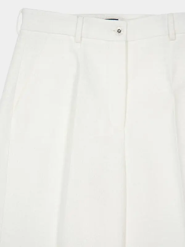 Dolce & Gabbana Cotton Viscose Culotte Trousers