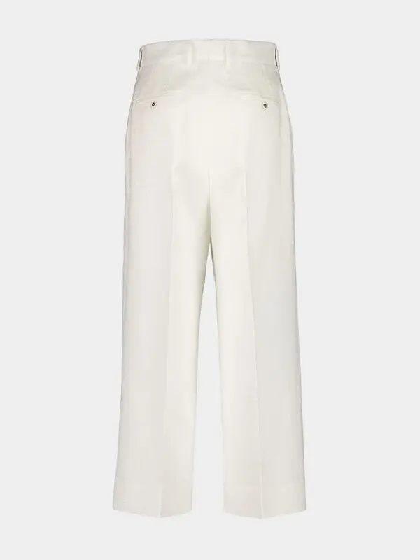 Dolce & Gabbana Cotton Viscose Culotte Trousers