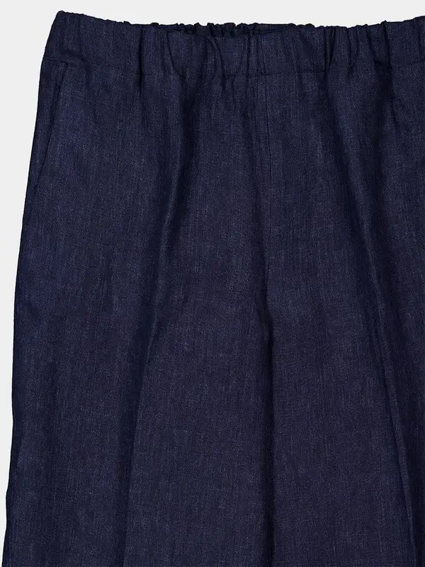 PIACENZA CASHMERE 1733 Linen Straight Leg Pants