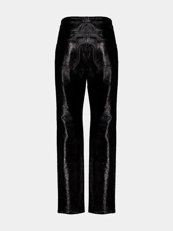 COURREGES Reedition Vinyl 5-pocket Pants