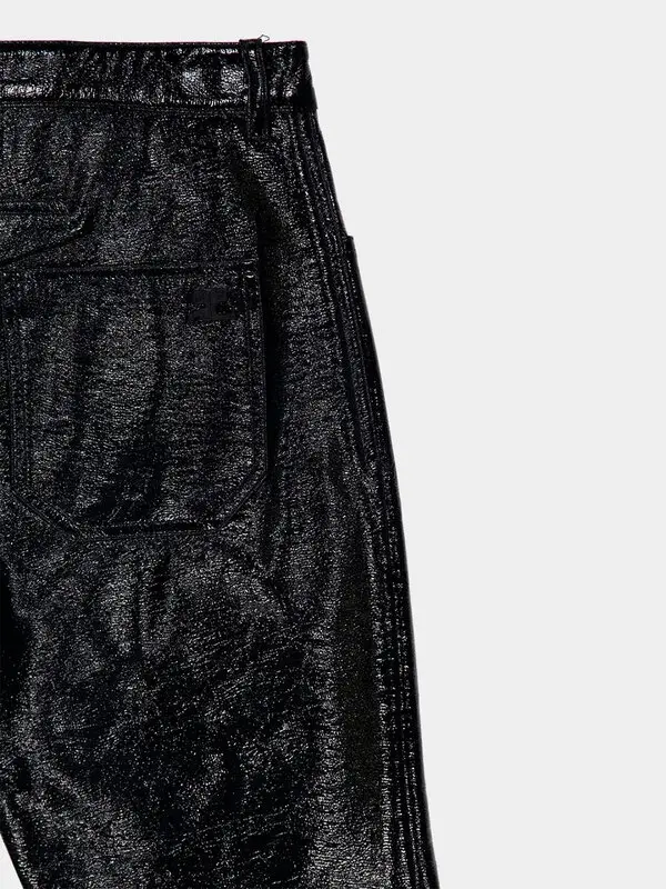 COURREGES Reedition Vinyl 5-pocket Pants