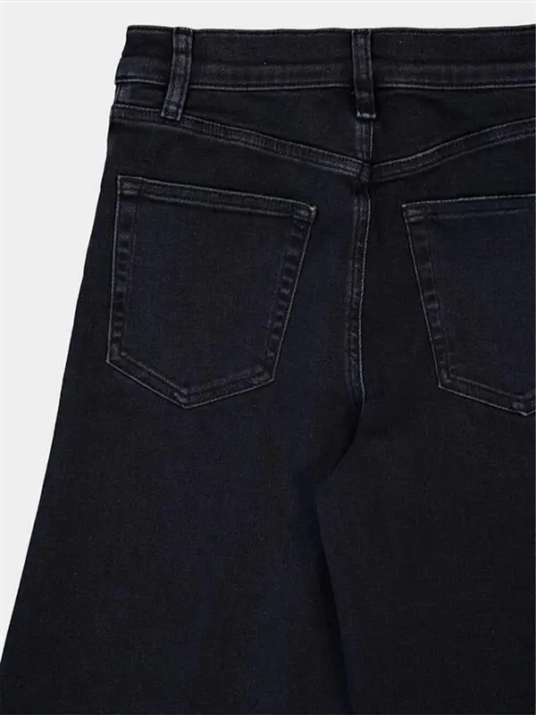 FRAME Le Slim Palazzo Jeans - Black