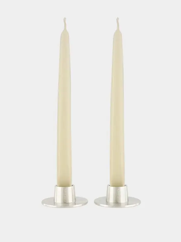 ESTER &AMP; ERIK Medium Candle Holders Set Of 2 - Silver