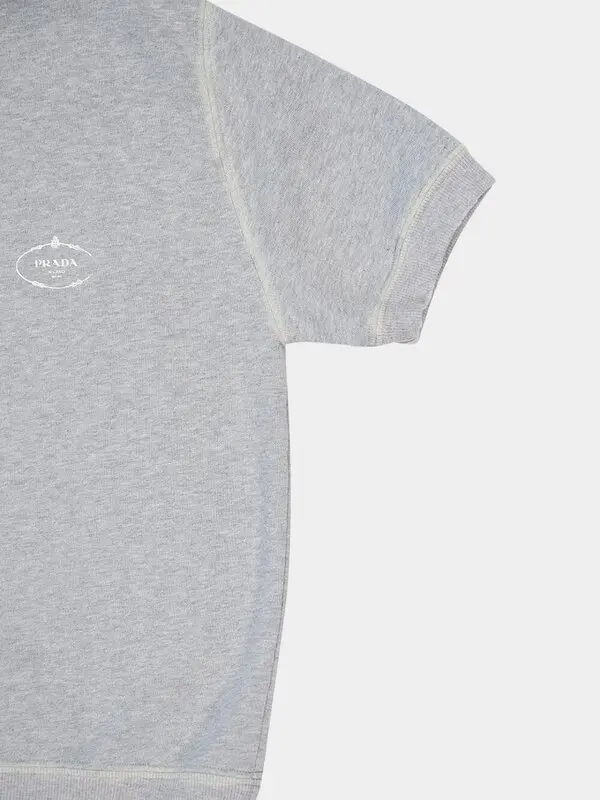 Prada Cotton Polo Shirt With Mother-of-pearl Buttons