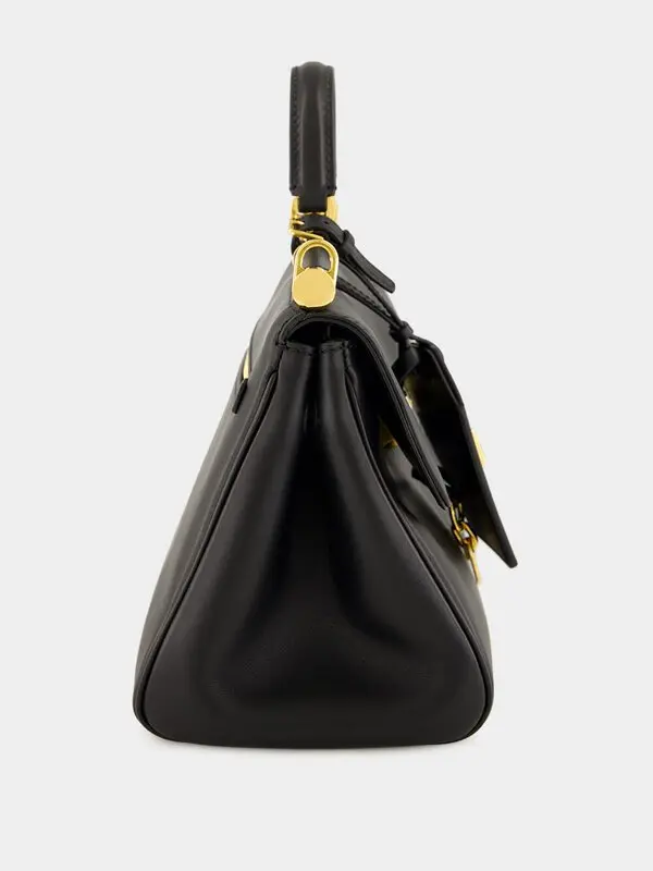 Dolce & Gabbana My Sicily Leather Handbag - Black