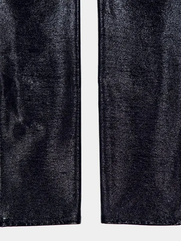 COURREGES Navy Reedition Vinyl 5-pocket Pants - Blue